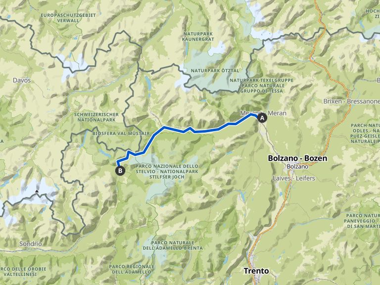 clean & ride'21 - Etappe 6: Meran - Bormio | road ride | Komoot